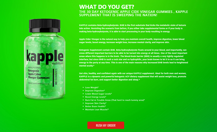 Kapple Keto Gummies Reviews: Weight loss, Advantages, and Price!